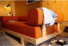Oranžová pohovka 214 cm Stay – Karup