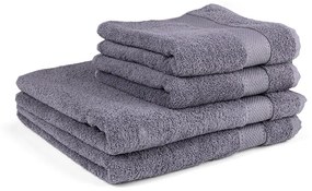 Tegatex Bavlněný ručník / osuška z bavlny tmavě šedá Velikost: 70*140 cm