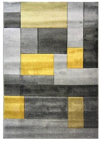 Šedo-žlutý koberec Flair Rugs Cosmos, 160 x 230 cm