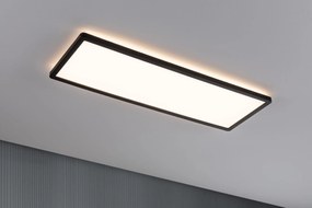 Paulmann 71003 Atria Shine, černé stropní LED svítidlo s korónou, 22W LED 3000K tříkrokové stmívání, 58x20cm