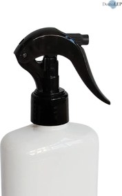 Dávkovač na mýdlo 250 ml bílý s černým rozprašovačem mini LIMA