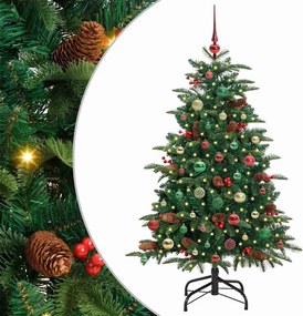 Umělý vánoční stromeček Zelená 150 cm PVC, kov a plast 3395549