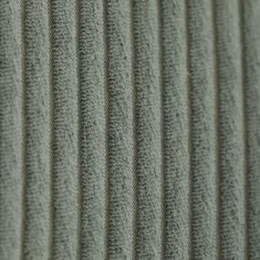 Relaxační křeslo ušák s podnožkou ARIA - zelený manšestr
