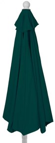 Slunečník půlkruh Parla - polyester/hliník - 270cm zelený se stojanem