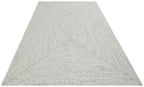 Hanse Home, Kusový koberec Braided 105553 Light Melange – na ven i na doma, 80x150, bílá, chodba / předsíň