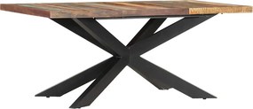 Jídelní stůl 180 x 90 x 76 cm masivní recyklované dřevo 285966
