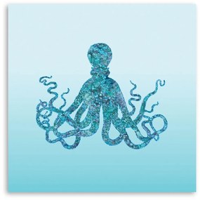Gario Obraz na plátně Modrá chobotnice - Andrea Haase Rozměry: 30 x 30 cm