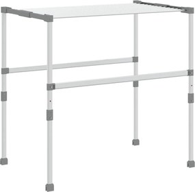 Sušák na prádlo 83 × (50–55) × (40–85) cm hliník 154601