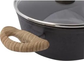 Lamart Natur Kastrol s poklicí 2.2L černá / 20 x 9 cm / hliník