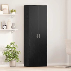 Highboard 60 x 35 x 180 cm Kompozitní dřevo Černý dub 3365569