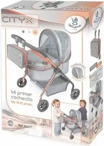 DeCuevas Můj první kočárek pro panenky s taškou CITY X 2024 - 56 cm /