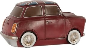 Dětská stolní LED lampička červené auto Fiat - 23*14*12 cm