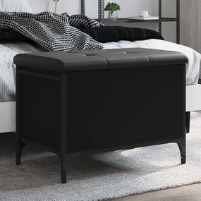 vidaXL Úložná lavice 62 x 42 x 45 cm kompozitní dřevo [835140] Barva: Černá