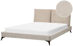 Manželská postel 160 cm Mellody (sivobéžová) (s roštem). 1081352