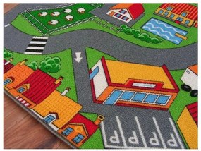 Dětský koberec ROAD barevný