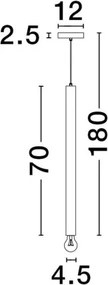 Závěsné svítidlo NOVA LUCE NORWAY E27 9287949 bez žárovky