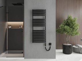 Mexen Bachus, elektrické topné těleso 1200 x 500 mm, 600 W, černá, W109-1200-500-2600-70