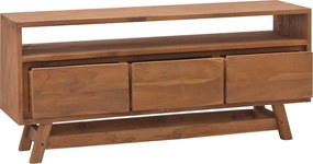 vidaXL TV stolek 110 x 30 x 50 cm masivní teakové dřevo [326117]