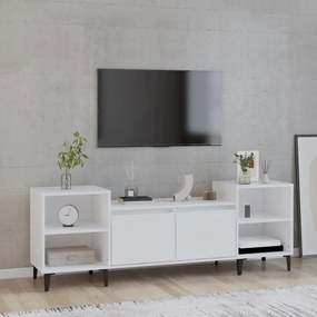 vidaXL TV skříňka 160 x 35 x 55 cm kompozitní dřevo [821197] Barva: bílá s vysokým leskem