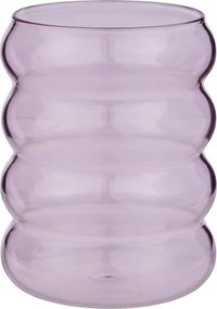 Butlers HOOP Sklenice 350 ml - růžová