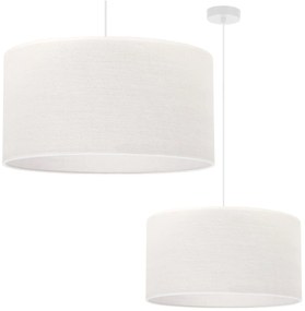 Light Home Závěsné svítidlo Juta, 1x bílé jutové stínítko, (fi 45cm), w