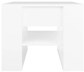 Konferenční stolek bílý 55,5 x 55 x 45 cm kompozitní dřevo - Default Title