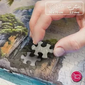 CHERRY PAZZI Puzzle Thajský ráj / 1000 dílků / 70 x 50 cm