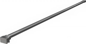 Mexen Walk-In, stabilizační rozpěra do sprchové zástěny pro sklo 6(8) mm, délka max.150cm, grafit broušený, 800-01-66