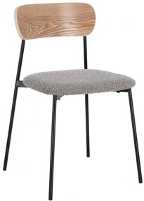 BIZZOTTO Jídelní židle GENEVIEVE šedá 0734375