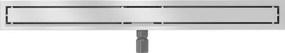 Mexen Flat nerezový sprchový žlab 100 cm vzor M13, 2v1, 1010100-15