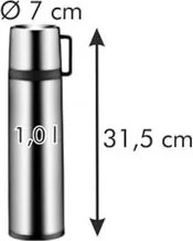 TESCOMA Termoska s hrníčkem CONSTANT 1,0 l, nerez