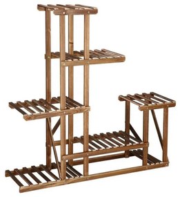 SPRINGOS Kaskádový stojan na květiny 95 cm, hnědý SPRINGOS PLANT 11 GA0176-XG