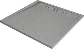 Mexen Amon čtvercový sprchový kout SMC 90 x 90 cm, šedý - 4F619090