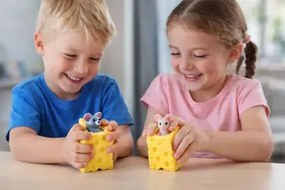 TEDDIES Mačkací myška v sýru / Antistresová hračka / 2 barvy / od 3 le