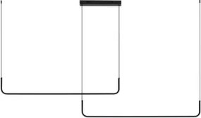 Závěsné LED svítidlo NOVA LUCE STRITA 42W 3200K 9001103 stmívatelné Triac