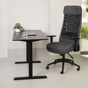 Ergonomické křeslo MOLFETA tmavě šedé