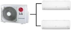 Klimatizace Multisplit LG Standard Plus 1+2 (2,1kW + 2,1kW)  R32