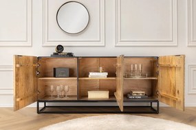 Designová komoda Pallaton 160 cm hnědé mango