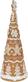 Dekorace vánoční perníkový stromek Gingerbread Tree - Ø 14*37 cm