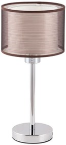 Rabalux ANASTASIA lampička max. 1x60W | E27 - hnědá, chrom