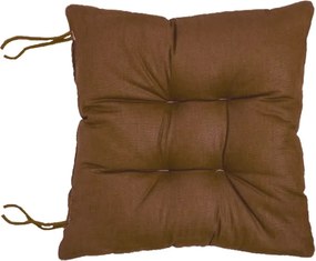 XPOSE® Sedák na židli REST - hnědý 40x40 cm