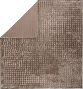 Livarno® Přehoz na postel, 220 x 240 cm (hnědá)