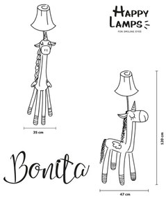 Happy Lamps - LED Dětská stojací lampa BONITA LED/5,4W/230V jednorožec