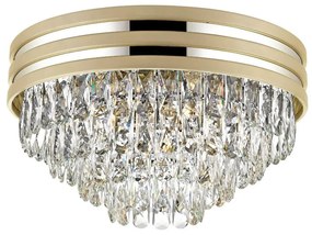 Brilagi Brilagi - LED Křišťálové stropní svítidlo VELURE 5xE14/40W/230V zlatá BG0761