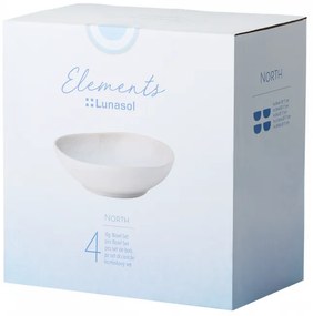 Lunasol - Set keramických misek 4 ks – Elements North Organic (492531)