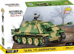 Cobi 2574 II WW Jagdpanther Sd. Kfz. 173, 1:28, 950 kostek