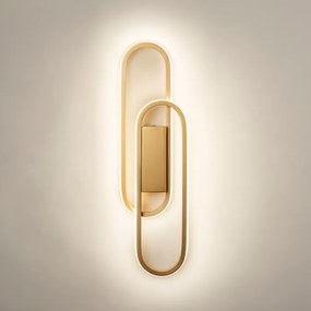 Nástěnné designové LED svítidlo na schodiště Aret Duo Gold