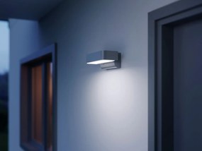 Steinel 079291 venkovní nástěnné LED svítidlo bez senzoru s Bluetooth L 800 C antracit, 7,5W, 3000K