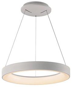 Mantra 8625 Niseko II, závěsné kruhové svítidlo LED 30W, 2700-5000K, dálk. ovládání, bílá, průměr 38cm