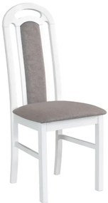 Drewmix jídelní židle PIANO - doprava zdarma dřevo: bílá, potahový materiál: látka